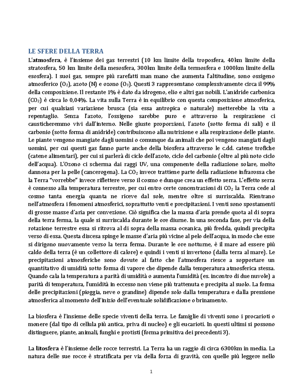 LE Sfere Della Terra E Cartografia - Warning: TT: undefined function ...