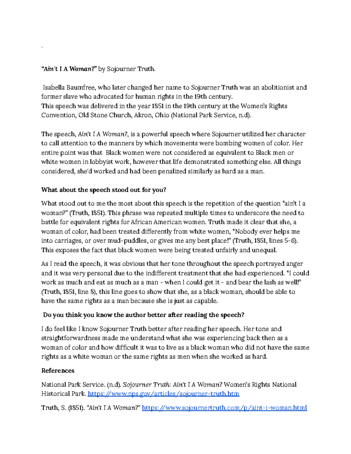 English unit 4 discussion