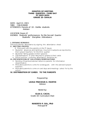 Study Guide Q3 English 7 - TAGUM NATIONAL TRADE SCHOOL Apokon, Tagum ...
