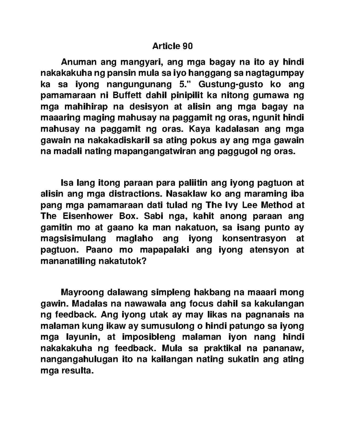 Article 90 - This is summaries about English for academic and ...