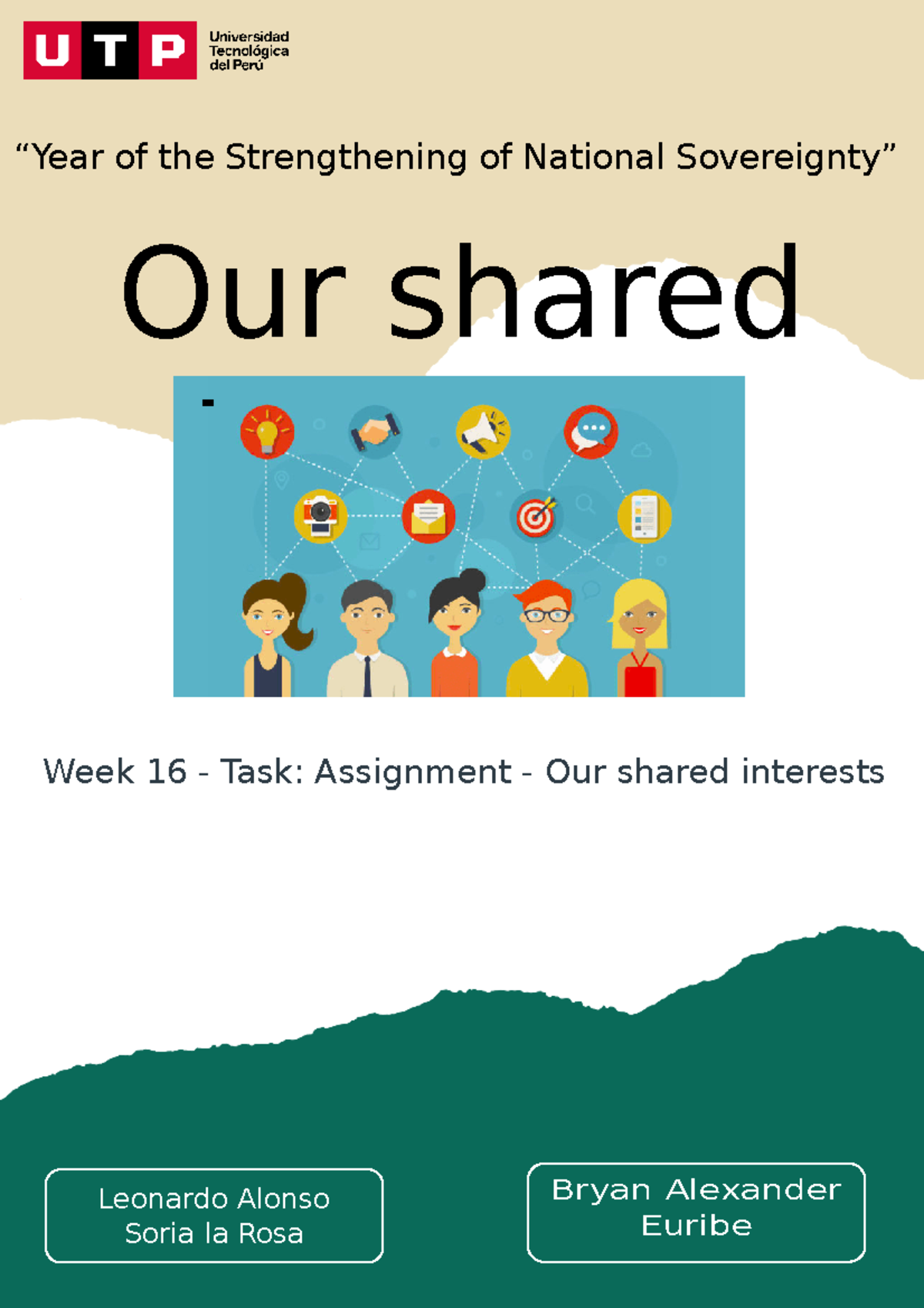 Task16 - tarea - Week 16 - Task: Assignment - Our shared interests Bryan Alexander Euribe ...