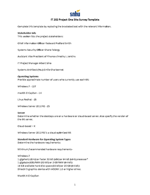 IT 202 Project 2 Milestone - April 1st, 2021 IT 202: Computer Operating ...