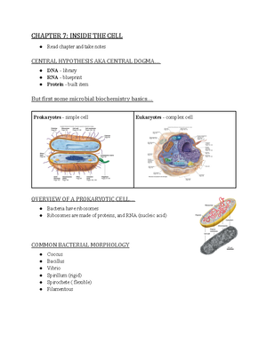 Biology notes chapter 1 - CHAPTER 1: OPENER ROADMAP Read chapter and ...