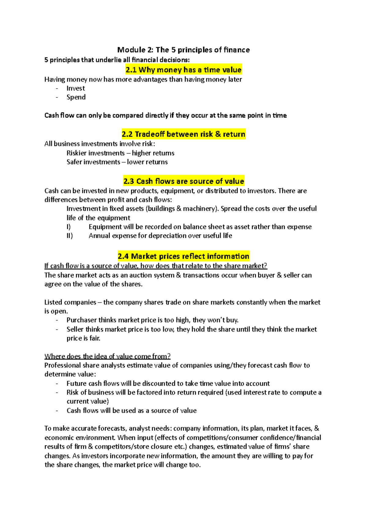 Module 2 These Self Made Summarised Lecture Notes Are Short And Easy To Understand It 2487