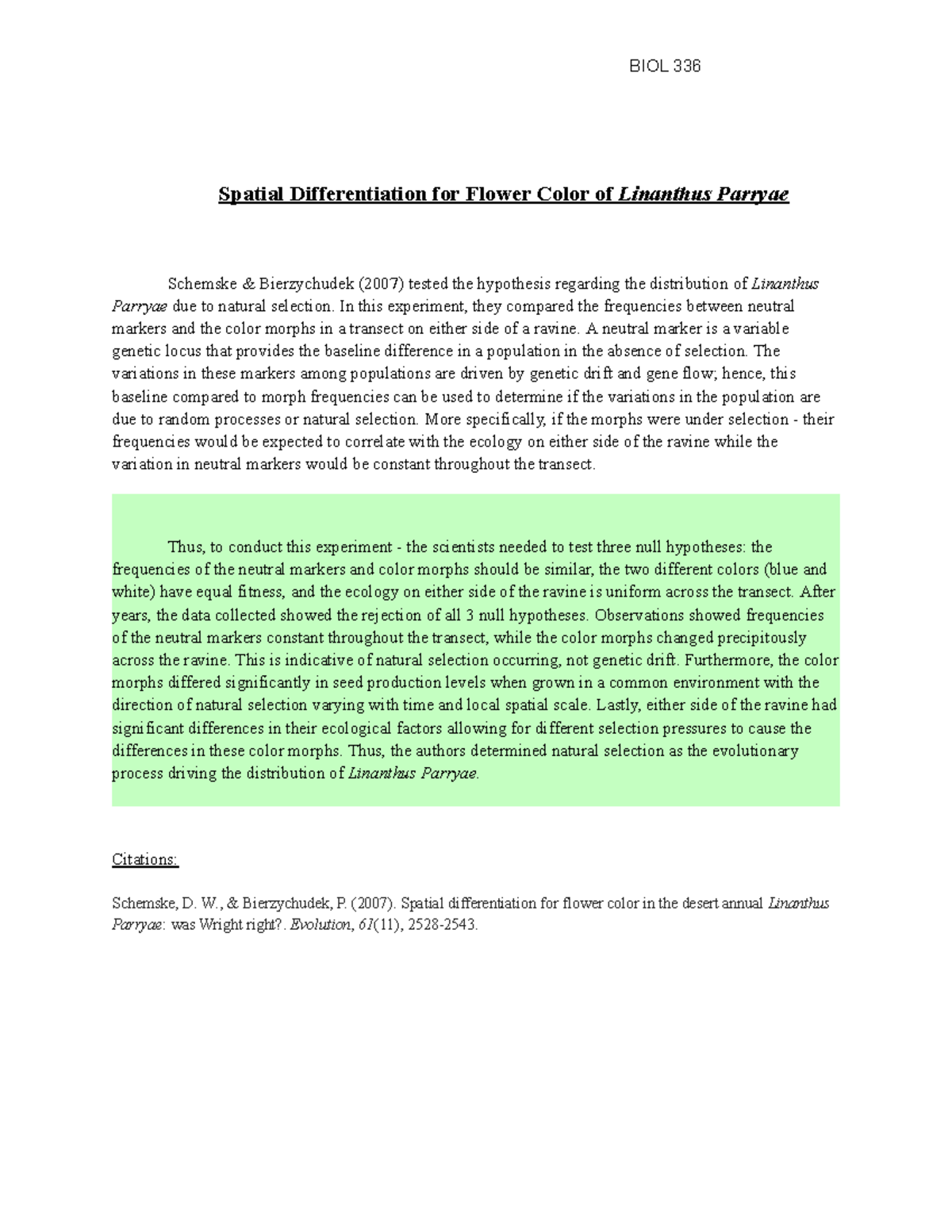 Post-Tutorial L07 - BIOL 336 Spatial Differentiation for Flower Color ...
