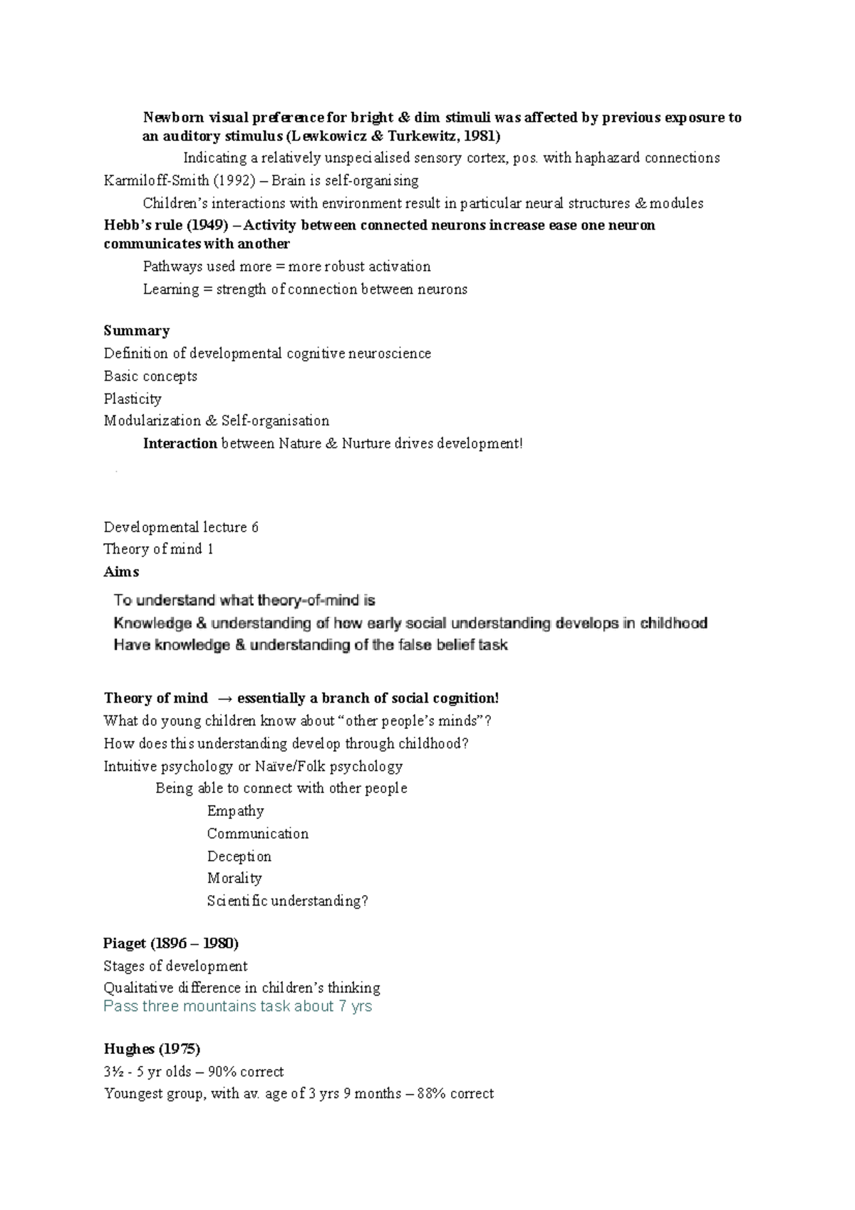 Contemporary approaches - Newborn visual preference for bright & dim ...