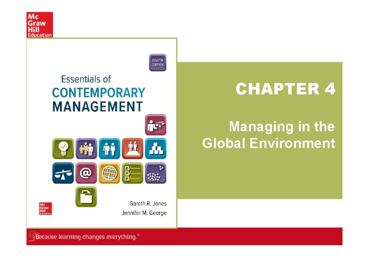 Ch4pdf - chapter 4 notes,essentials of mgnt - CHAPTER 4CHAPTER 4 ...