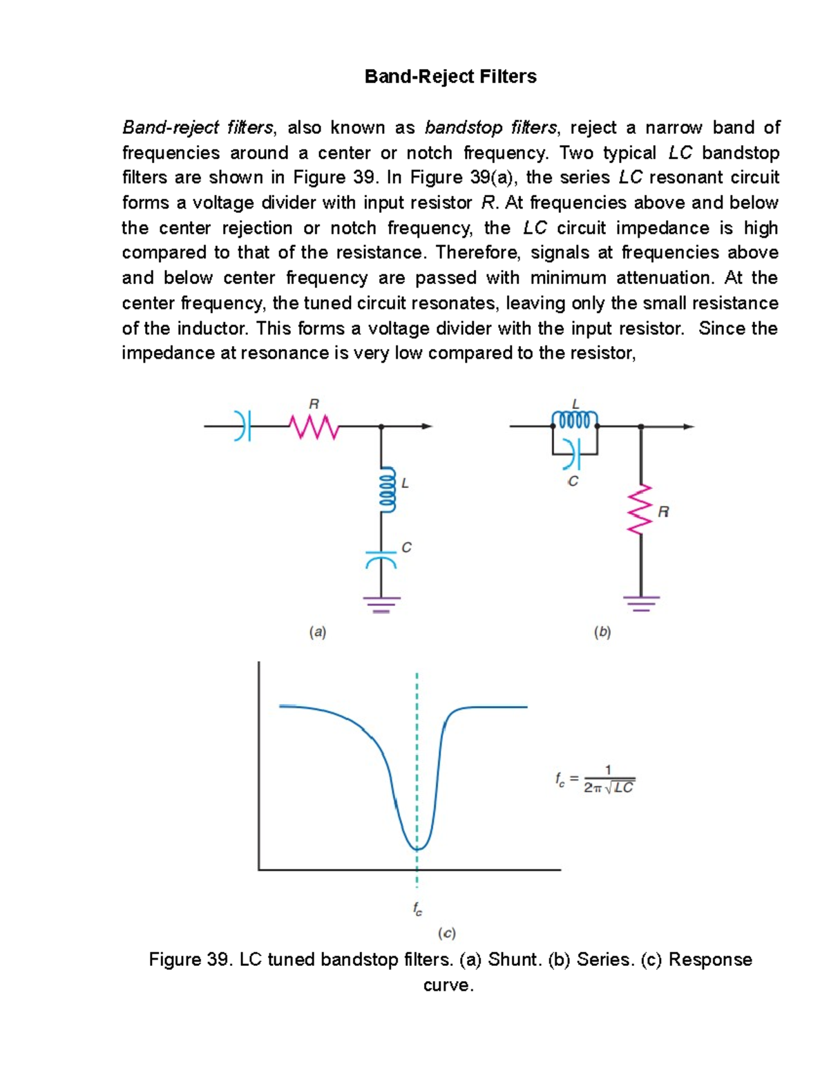 Band-Reject Filters - Band-Reject Filters Band-reject filters, also ...