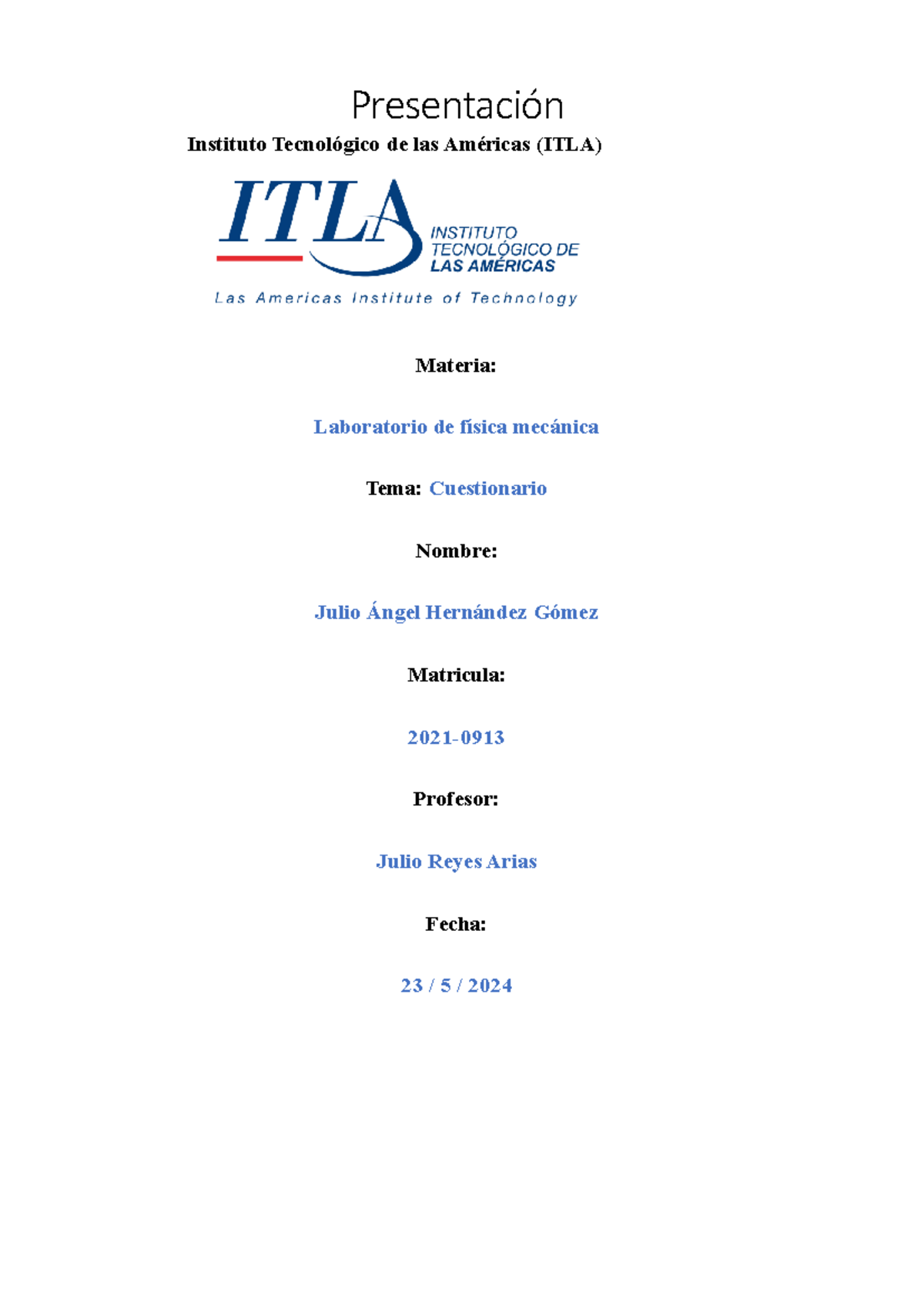 El atomo - Presentación Instituto Tecnológico de las Américas (ITLA ...