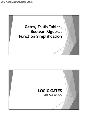 Digital Logic Lesson 1 - Lesson 1: Boolean Arithmetic Boolean Addition ...