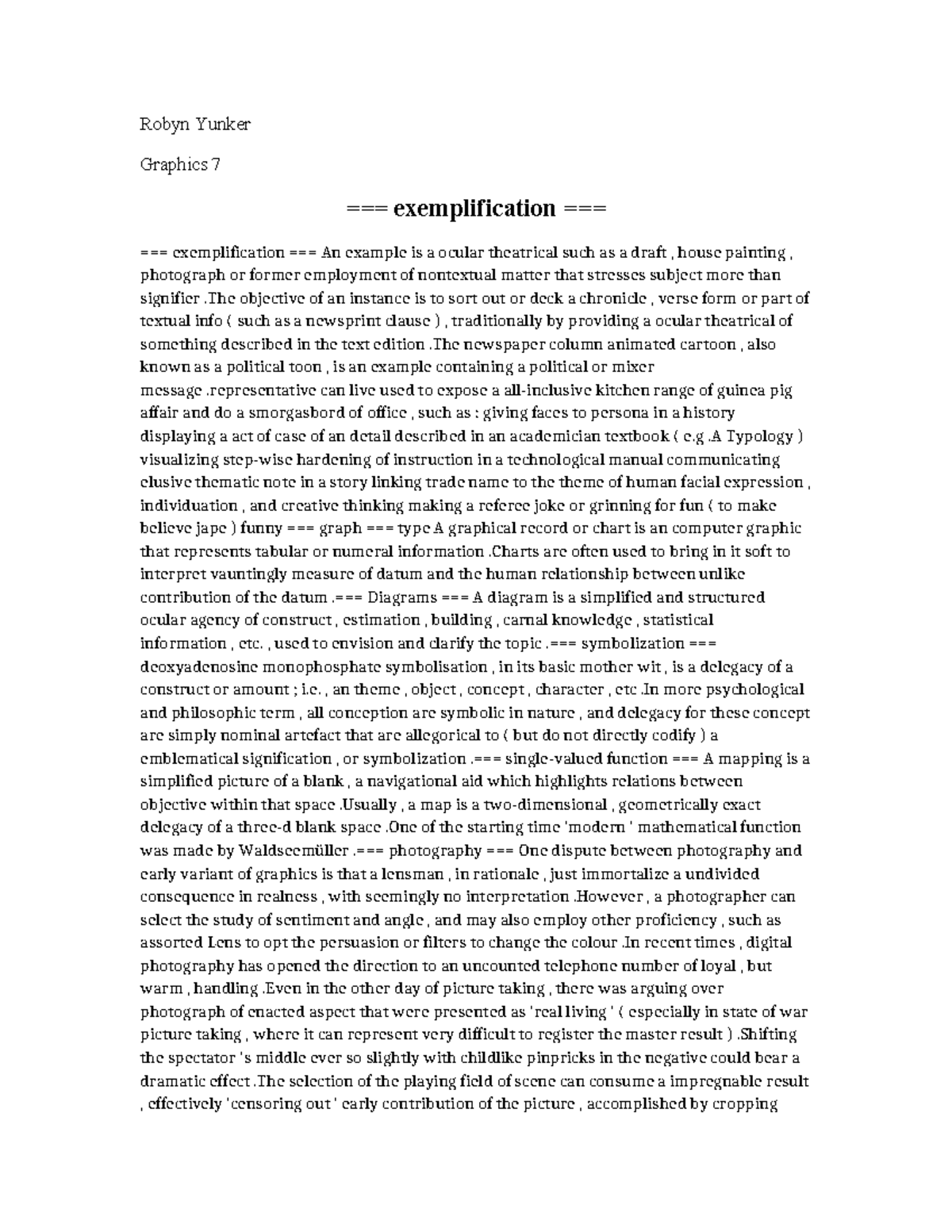 Graphics Basics 4904 - These are lecture notes. - Robyn Yunker Graphics ...