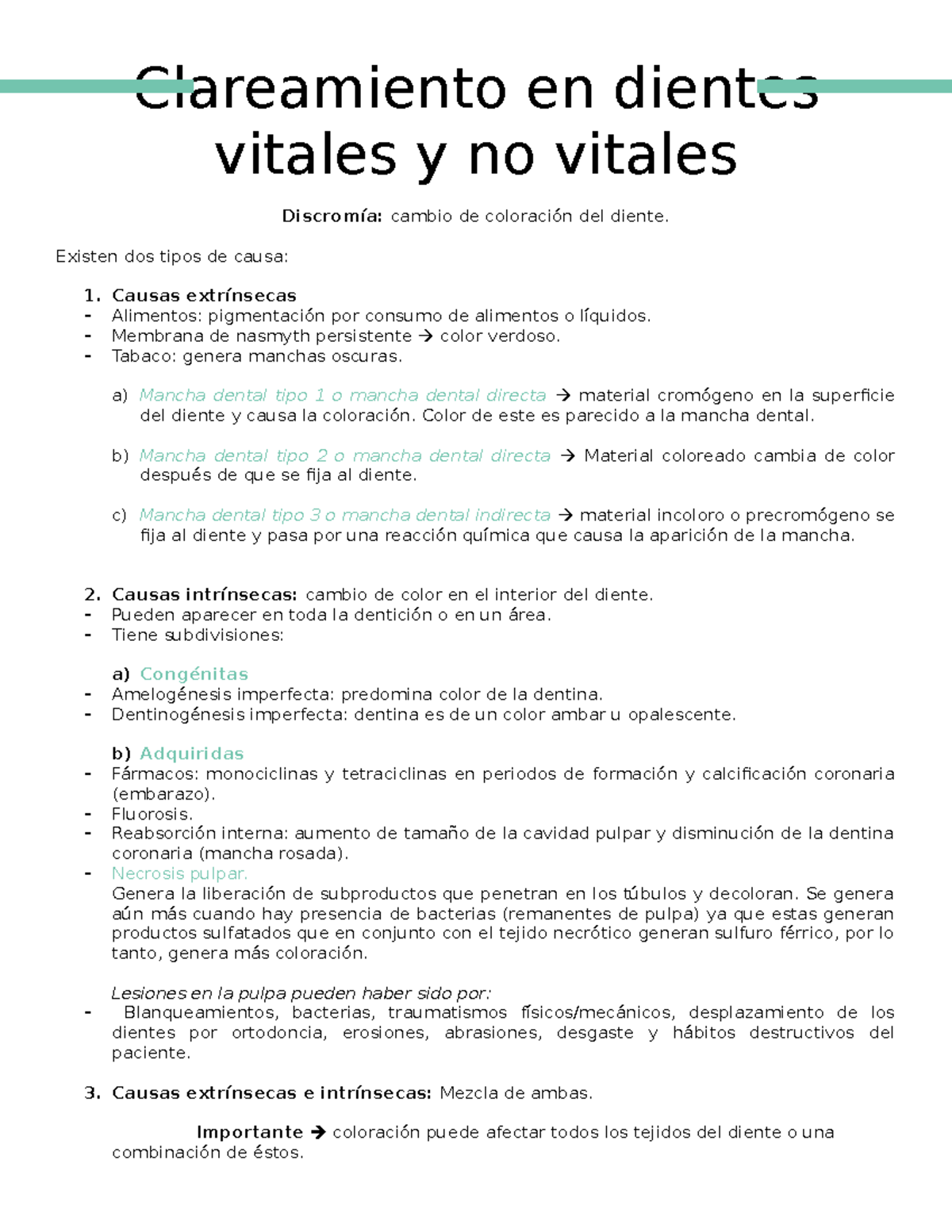 Endodoncia prueba 3 CIA - Clareamiento en dientes vitales y no vitales ...