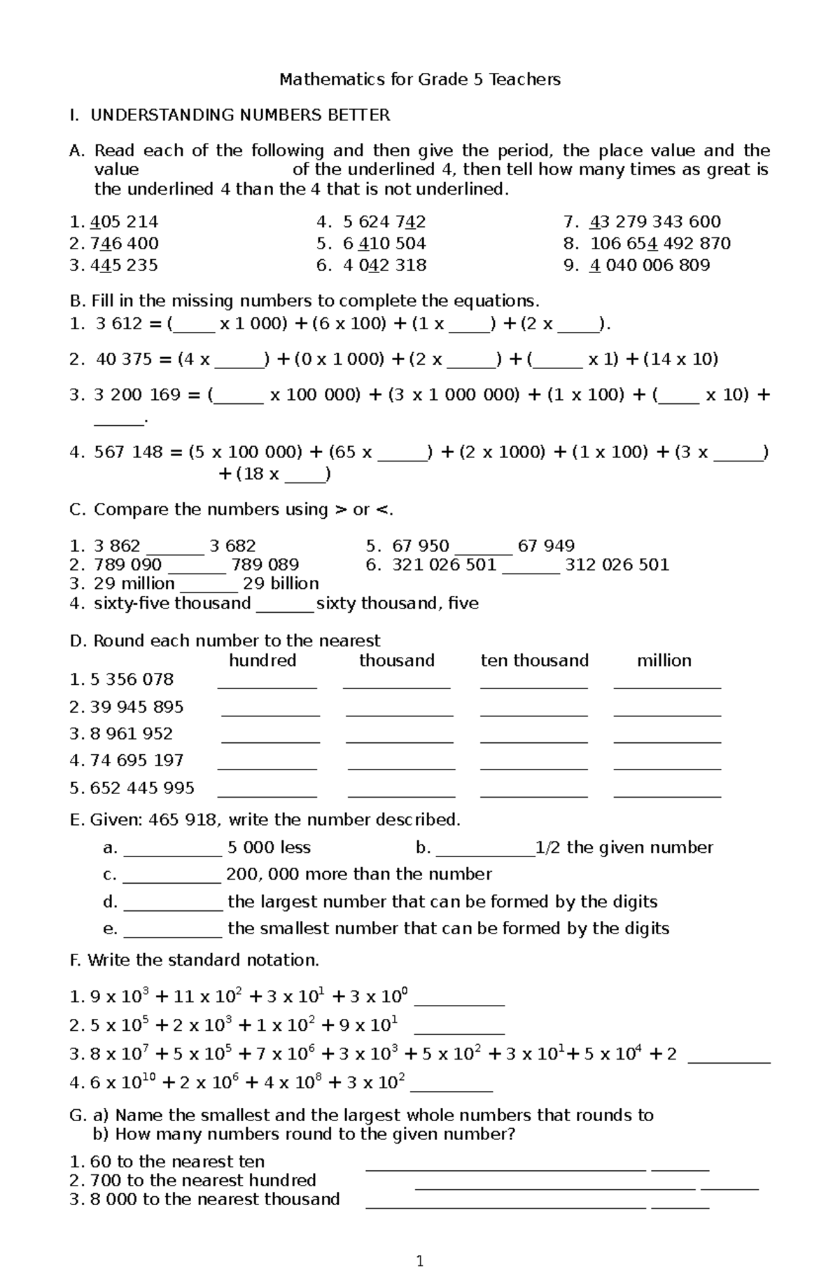 Mathematics For Grade 5 Teachers Mathematics For Grade 5 Teachers I mathematics-for-grade-5-teachers-mathematics-for-grade-5-teachers-i