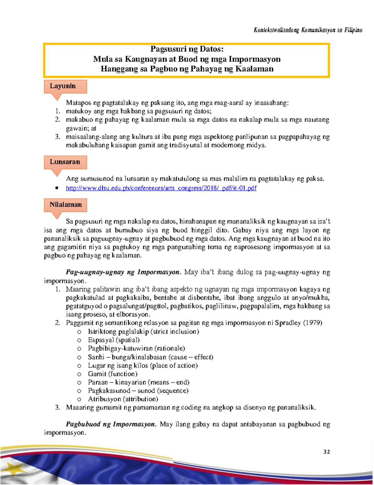FIL- Report - Kontekstwalisadong Komunikasyon sa Filipino 32 Layunin ...