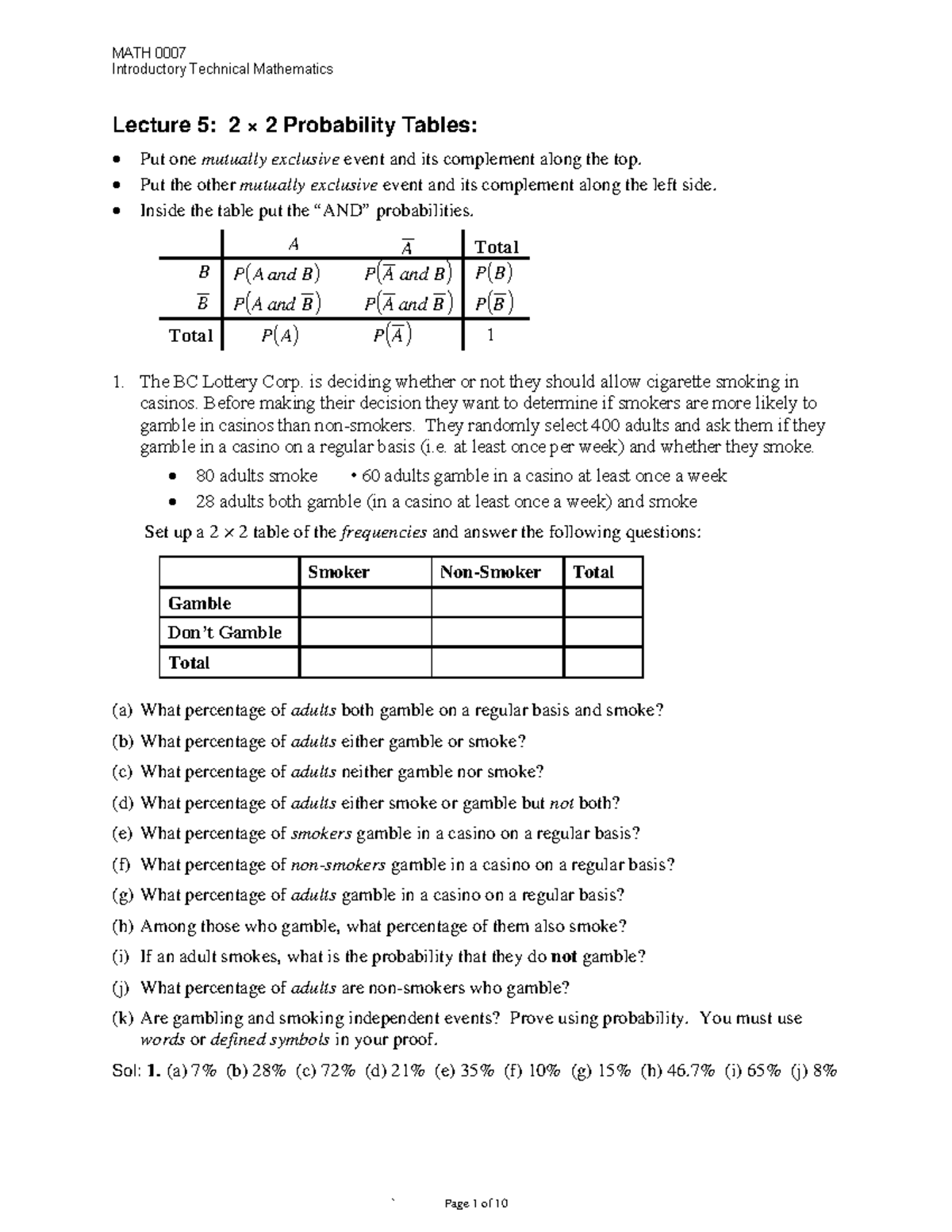 Lecture 5-Tech Math Intro - Introductory Technical Mathematics Lecture ...
