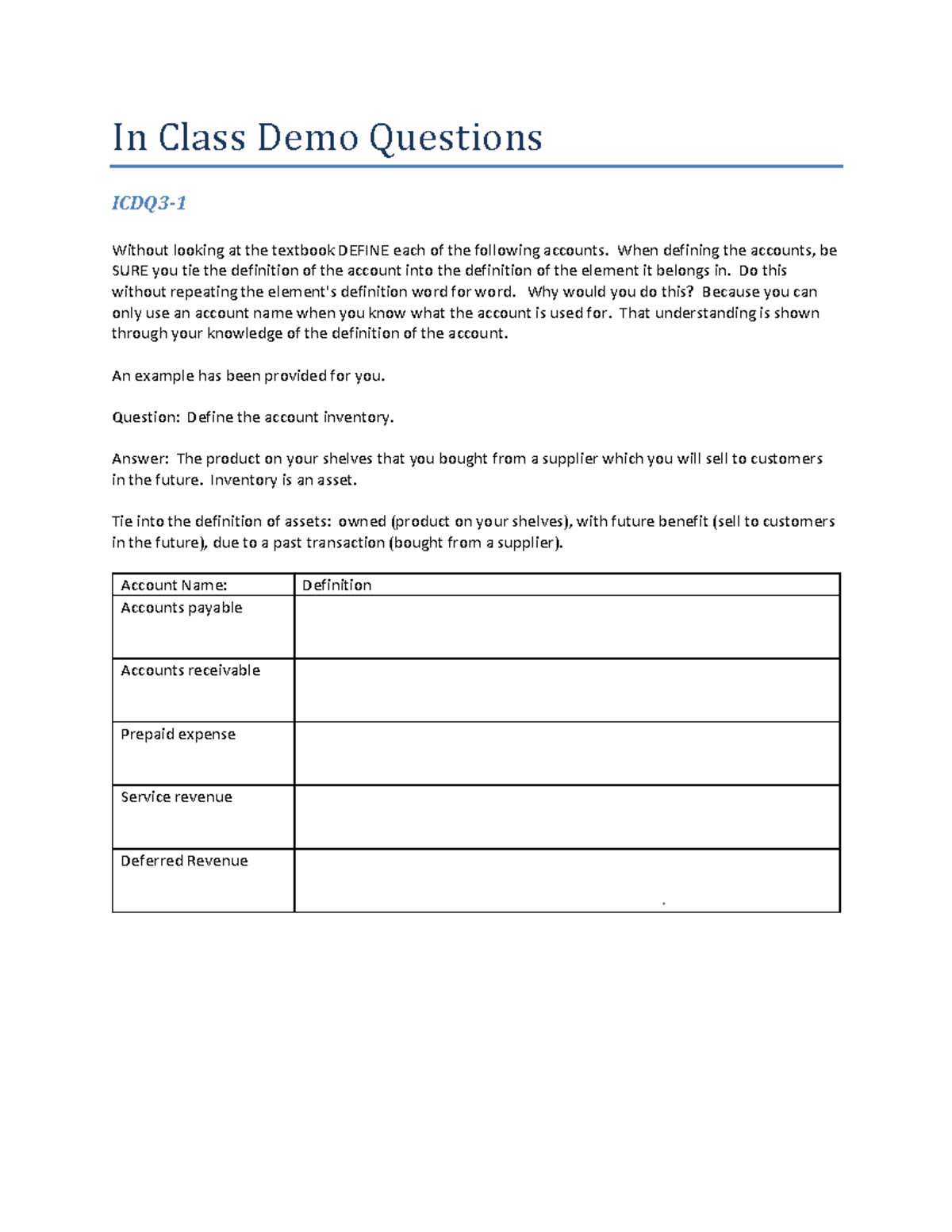 Chapter 3 - In Class Demo Questions - W2022 - In Class Demo Questions ...