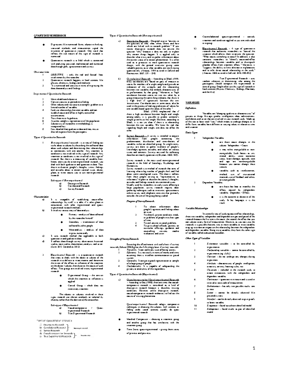 H2 - gxhxcj u - QUANTITATIVE RESEARCH Expressions like numerical forms ...