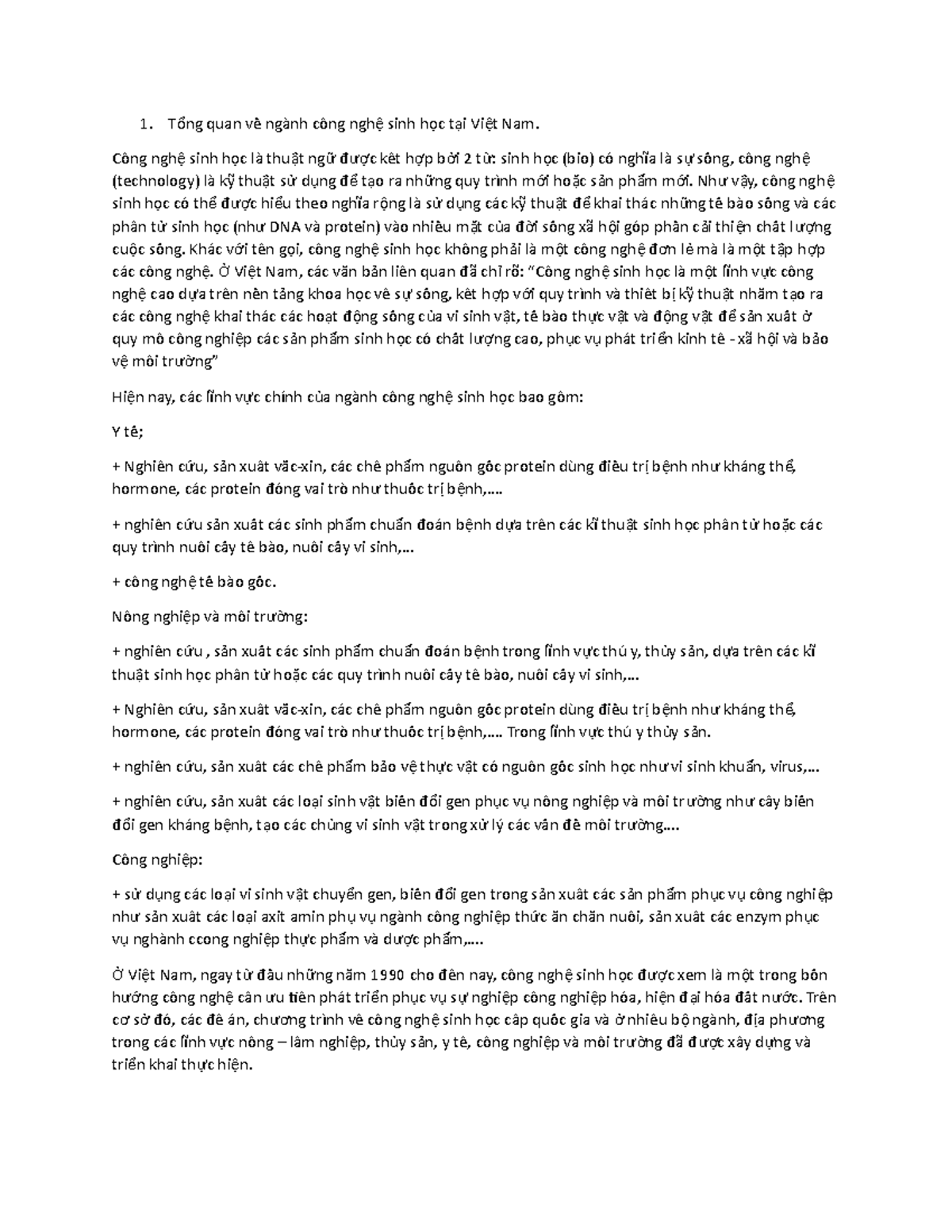 đạo đức trong - AAA - T ngổ quan vềề ngành công ngh ệ sinh h c t i Vi t Nam.ọ ạ ệ Công ngh ệ ...