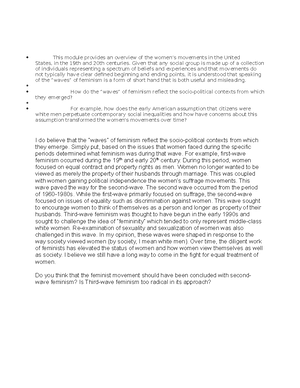 WS 200 - mod 2 short writing assignment - Some of the similarities ...