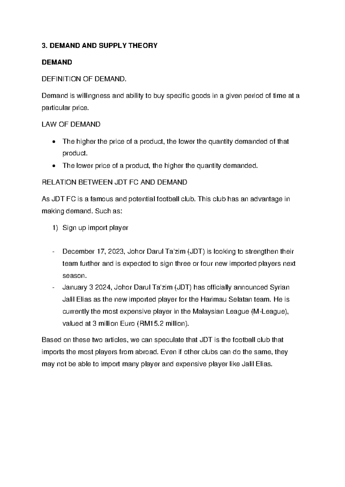 Demand AND Supply Theory - 3. DEMAND AND SUPPLY THEORY DEMAND DEFINITION OF DEMAND. Demand is ...