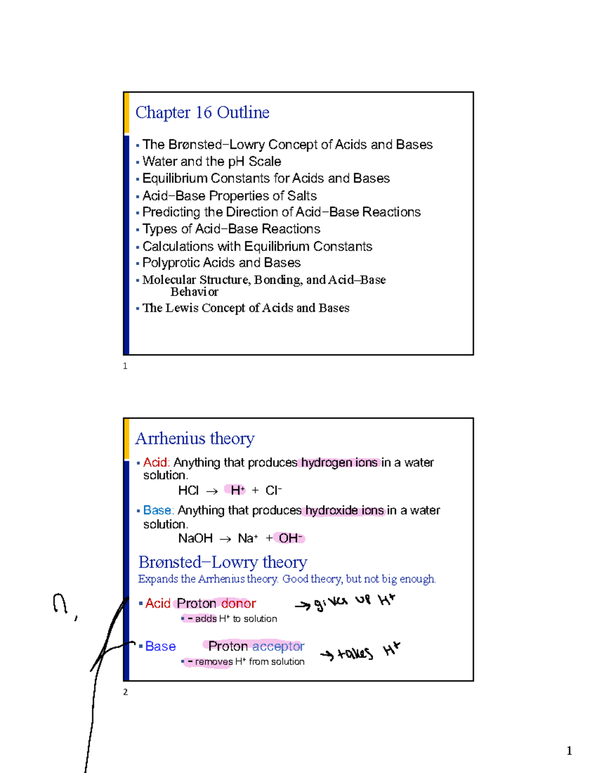 CHEMll- Chapter 16 - These are some helpful lecture notes and practice ...