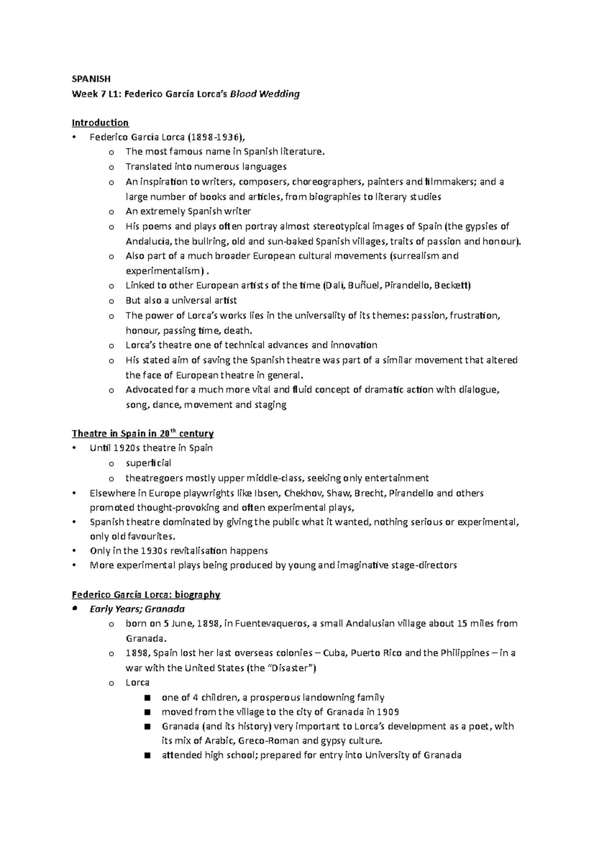 Summary of part 2 of course: Cheatsheet for Test 2 - SPANISH Week 7 L1 ...