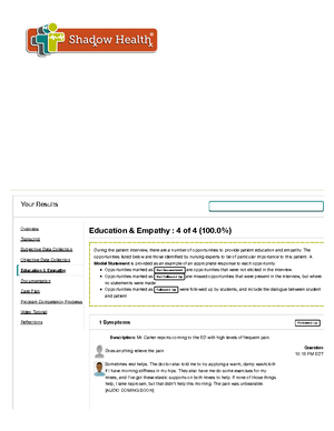 Shadow Health - Patricia Young - Infection - Subjective Flashcards ...