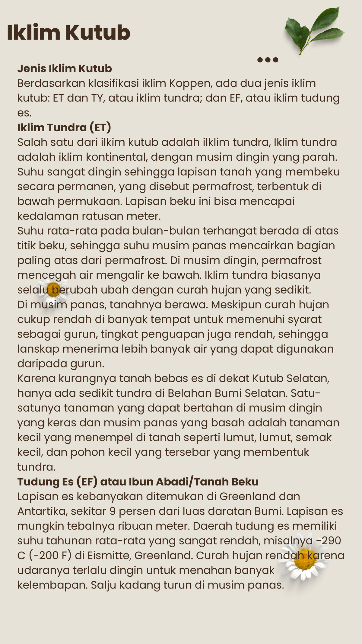 15. jenis iklim kutub - Jenis Iklim Kutub Berdasarkan klasifikasi iklim ...