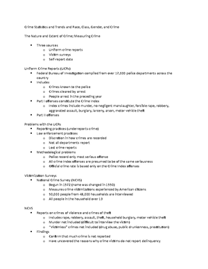 Chapter 6 - Social Structure Theory - Chapter 6- Social Structure ...