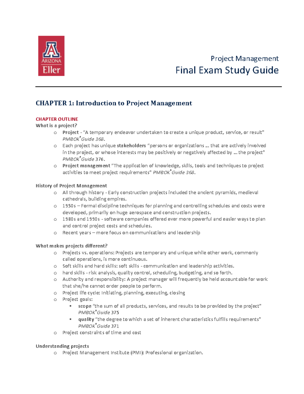 UPC-MIS-478-Final-Exam-Study-Guide - Project Management Final Exam ...