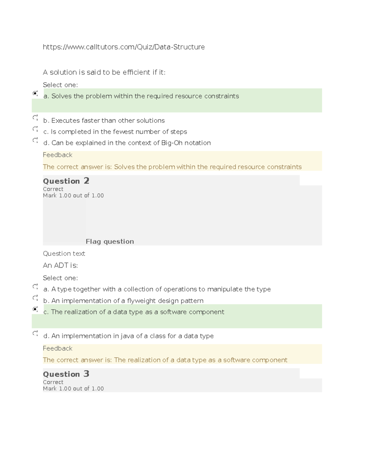 ALL Quizzes CS3303 - PRACTICE QUIZ MATERIAL - calltutors/Quiz/Data ...