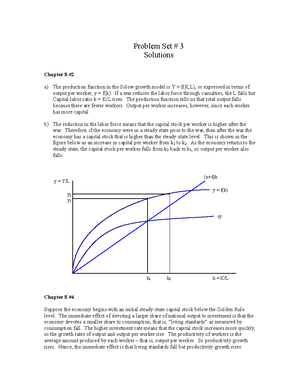 Problem set 3 - Macroeconomics - 0203-276 Macroeconomics analysis ...