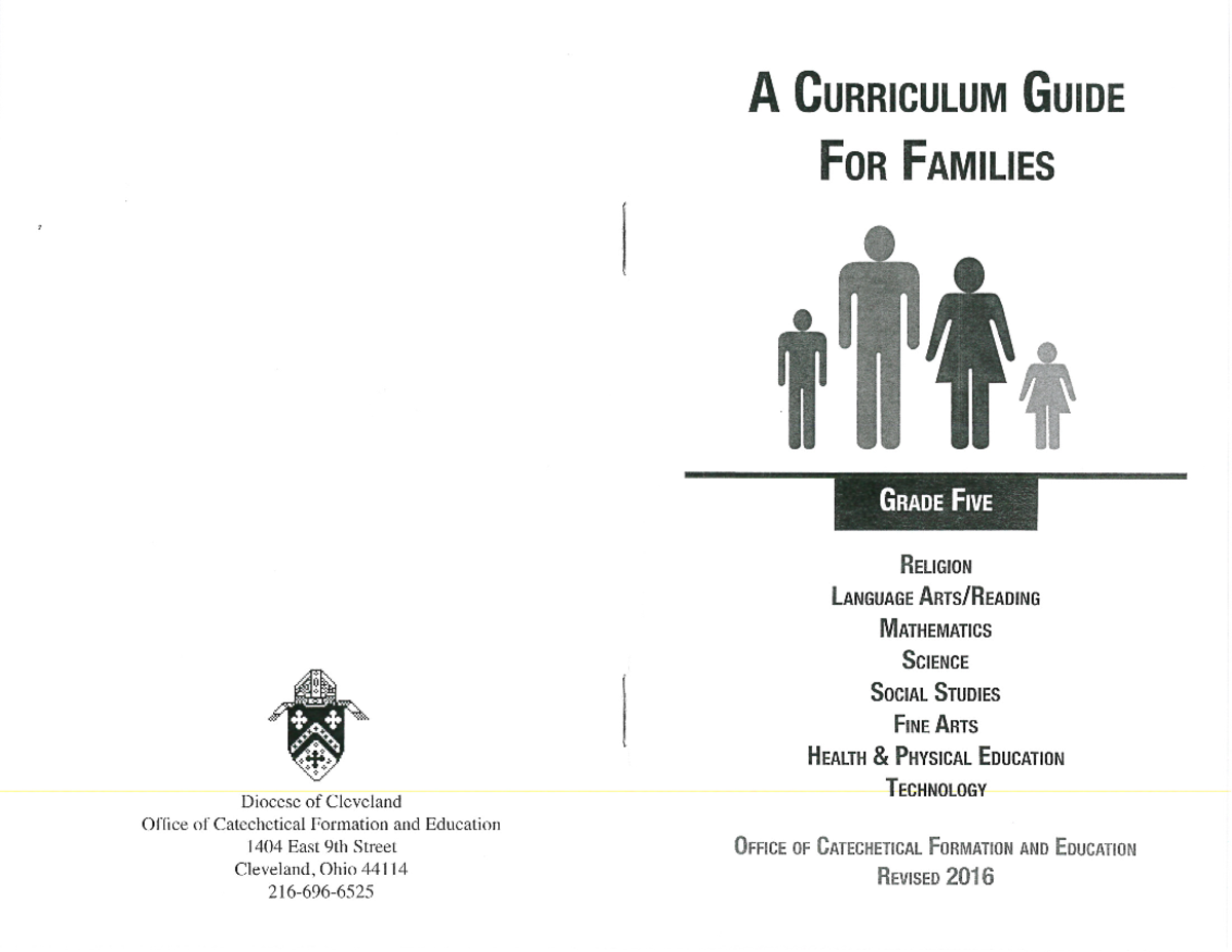 Grade 5 Curriculum Guide - BS Biology - Studocu