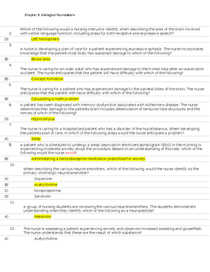 Sample/practice exam 2019, questions and answers - Chapter 9 3. A ...