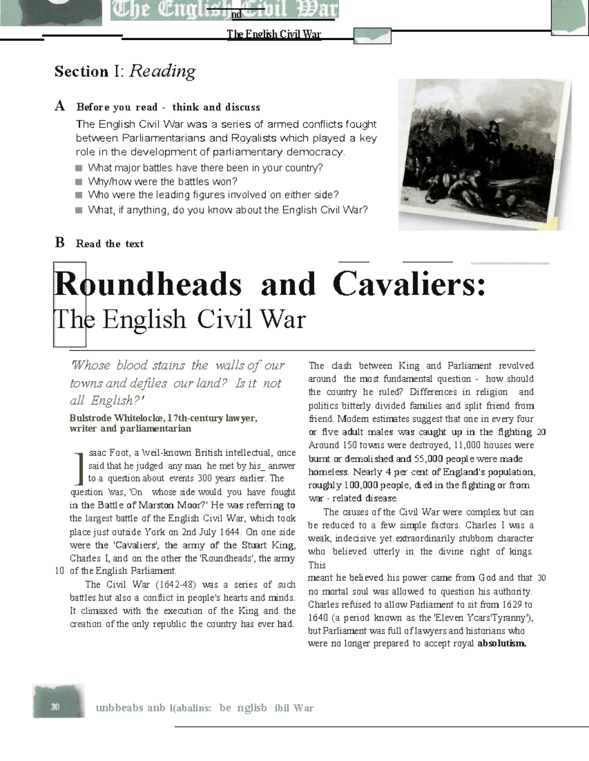 The English Civil War - I Roundheads and Cavaliers: The English Civil ...