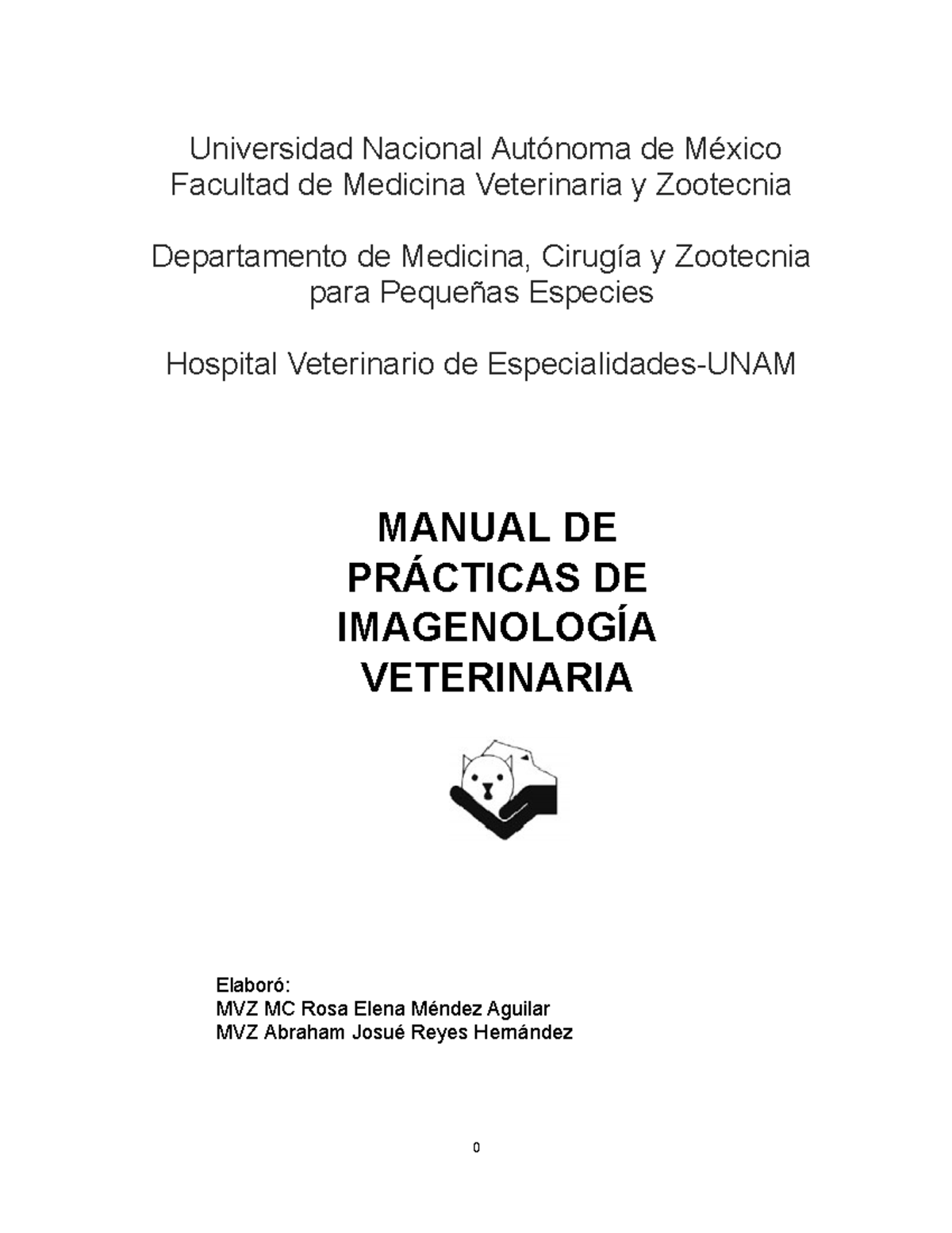 Manual Practicas Imagenologia Veterinaria 22 - Universidad Nacional Autónoma de México Facultad ...