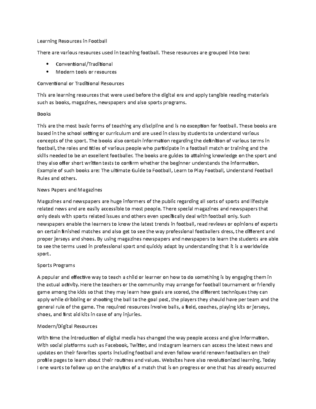 Football study - Engineering is the creative application of science ...