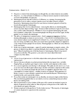 Communication – Lecture - Communication – Lecture March 20th Active ...