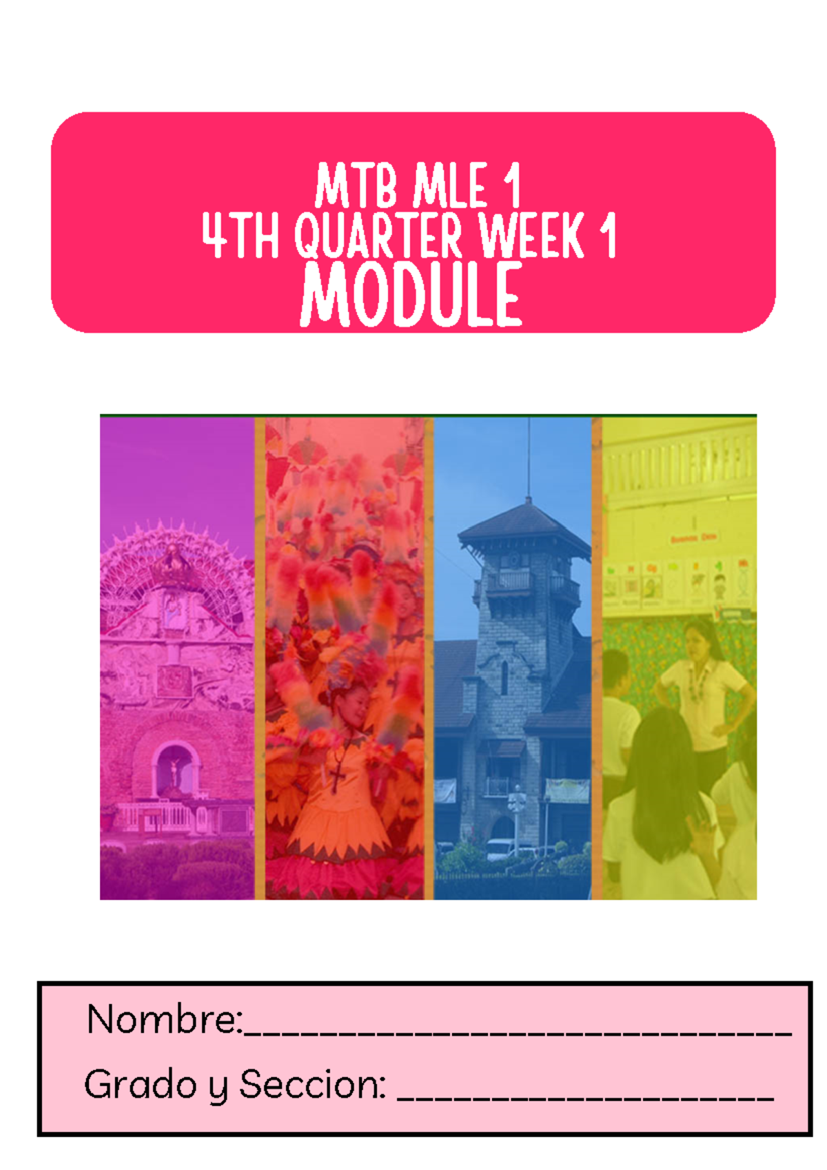 Chavacano 4th quarter week 1 worksheet - Kontekswalisadong Komunikasyon ...
