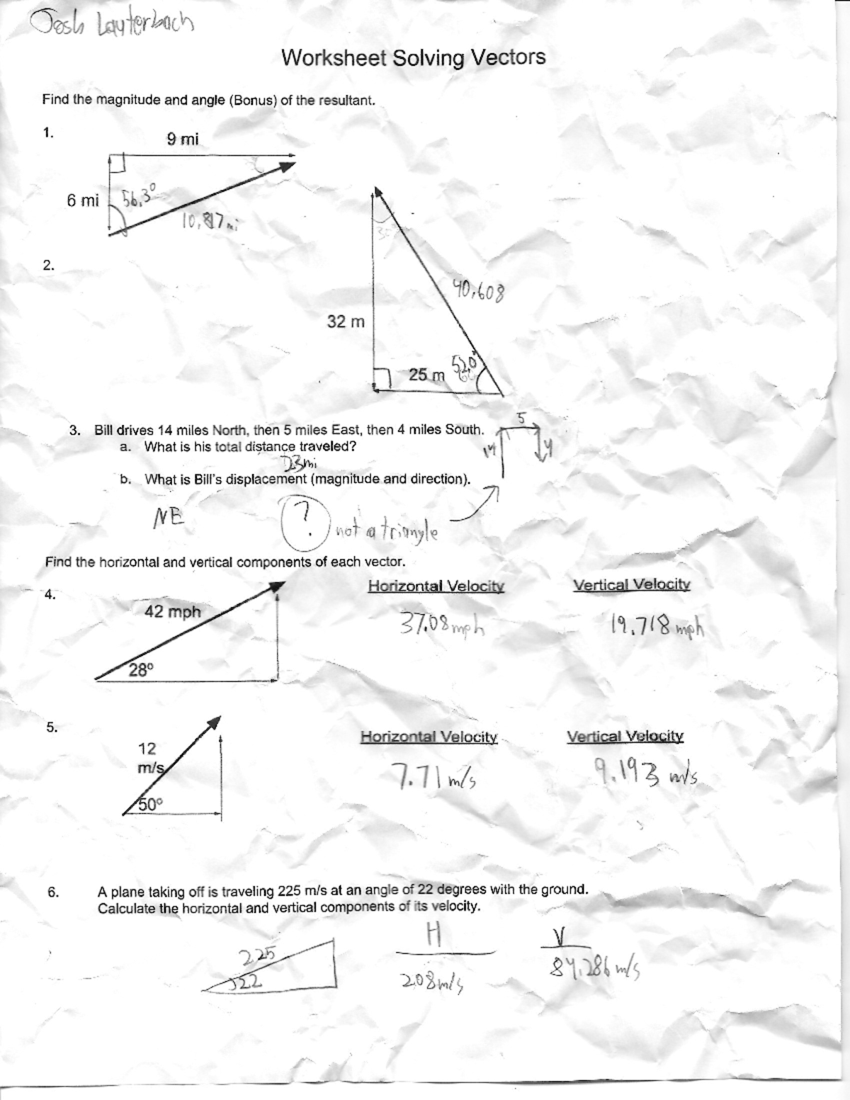 Worksheet Solving Vectors - Studocu