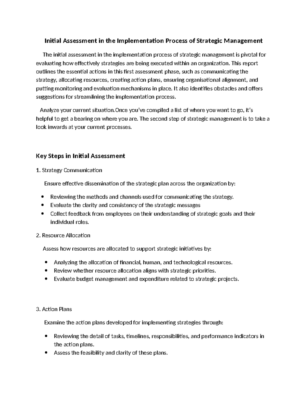 Initial-Assessment-Report - Initial Assessment in the Implementation ...