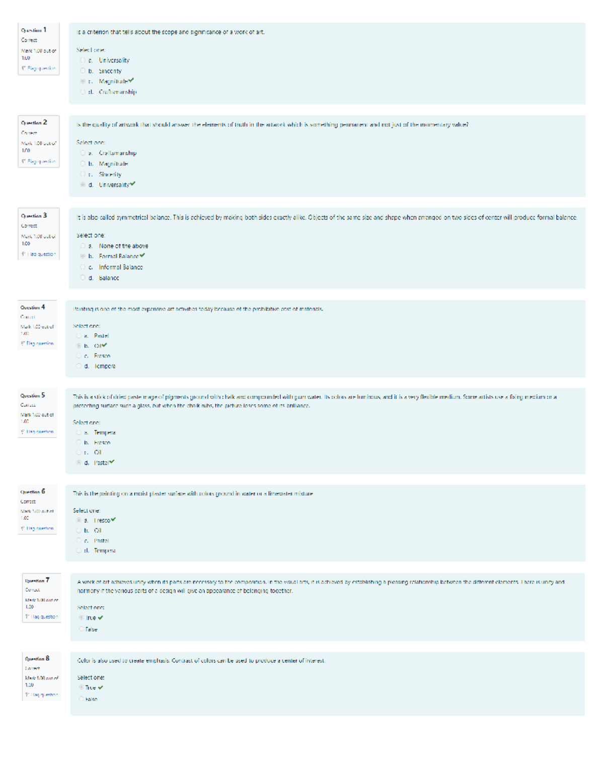 Arts Apre - Quiz 2 - BS Information Technology - Studocu