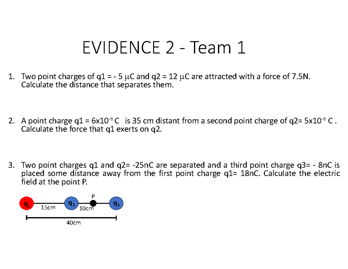 Evidence 2 654 - Es la evidencia 2 - EVIDENCE 2 - Team 1 Two point ...