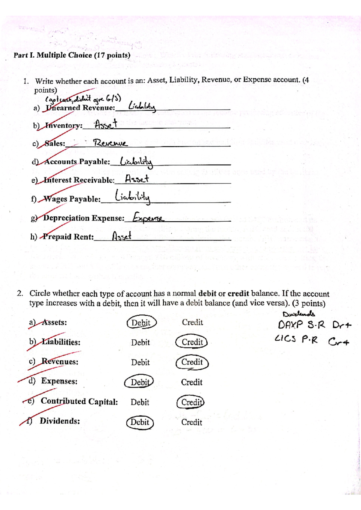 Exam 1 Part 1 - Multiple Choice Financial Accounting Questions - 29:010 ...