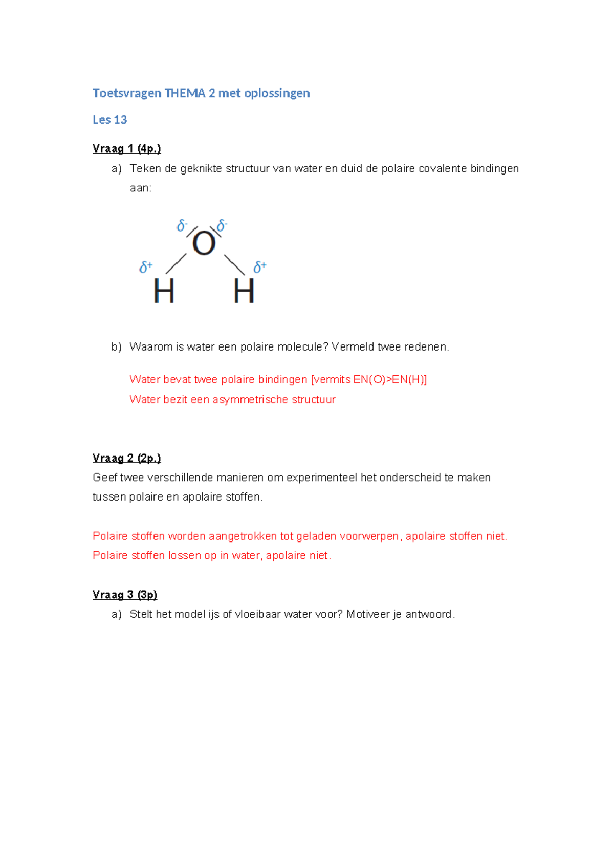 Oefenvragen 5 havo rekenen aan zuren en basen + ant - Toetsvragen THEMA ...