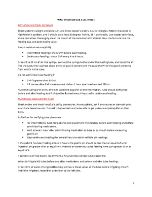 Preparing Injections Skills Checklist W201 - NURS10082 Nursing Lab 2 W ...