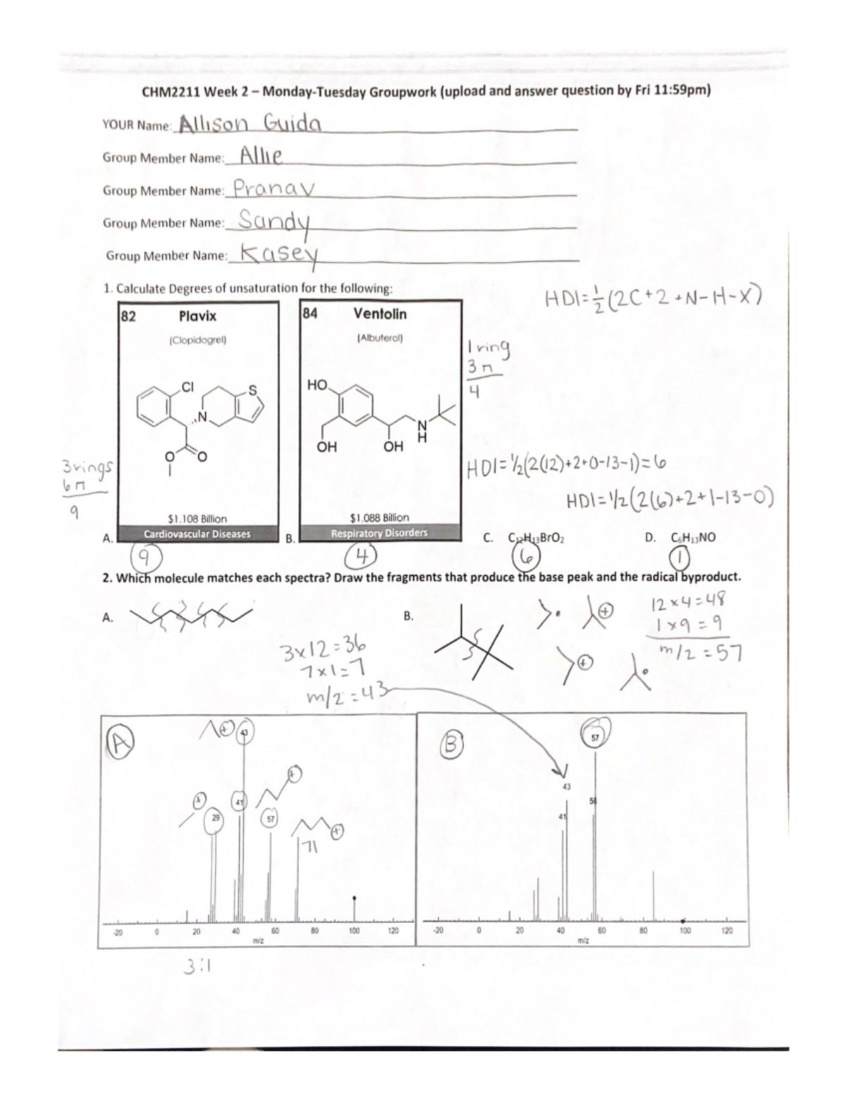Sandy - notes - CHEM 2045L - Studocu
