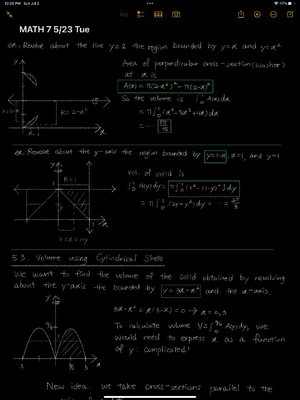 Calculus 1 Section 2.2 The Derivative as a Function - 45 Math 7 Handout ...
