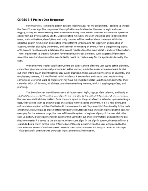 CS-360 Mobile Architect 1-4 Assignment - CS360 - SNHU - Studocu