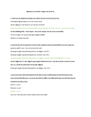 Eco notities hoofstuk 13 - 1. Inleiding Geldeconomie versus ...